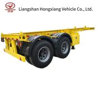 China ABS Anti-lock Braking System Container Skeleton Trailer/Flatbed Semi Trailers 5.5 tons for sale