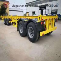 China ABS Anti-lock Braking System Container Skeleton Trailer/Flatbed Semi Trailers 5.5 tons for sale