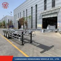 China ABS Anti-lock Braking System Container Skeleton Trailer/Flatbed Semi Trailers 5.5 tons for sale