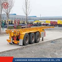 China ABS Anti-lock Braking System Container Skeleton Trailer/Flatbed Semi Trailers 5.5 tons for sale