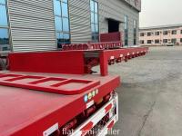 China 40 Ton 60 Ton 20FT 40FT Container 3 Axles Flat Bed Semi Trailer with Light Duty Grade for sale