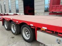 China Building Materials and Agricultural Equipment 13m Trailer Flat Bed with 8.12.16 Tires for sale