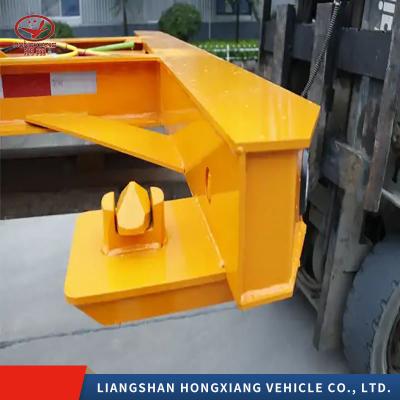 China Tractor Trailers Container Chassis Skeleton Truck Semi Trailer with Tread 1820mm for sale