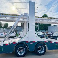 China 2-Axle Loading Vehicle Transport Semi-Trailer for Transporting Commercial Products for sale