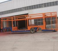 China Candle Type Suspension Systems 2 Axle Small Car Transport Semi Trailer for Light Duty for sale