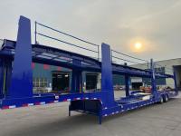 China Candle Type Suspension Systems 2 Axle Small Car Transport Semi Trailer for Light Duty for sale