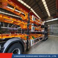 China 8/12/16 Tire Straight Beam-Type Container Transport Vehicle 1 Year After-sales Service for sale