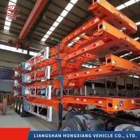 China 8/12/16 Tire Straight Beam-Type Container Transport Vehicle 1 Year After-sales Service for sale