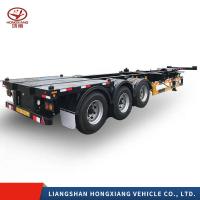 China 8/12/16 Tire Straight Beam-Type Container Transport Vehicle 1 Year After-sales Service for sale