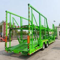 China 2/3 Axle Twin City 8 Car Transport Semi-Trailer with ABS Anti-lock Braking System for sale