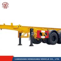 China Grade Medium Duty Skeleton Container Chassis Semi Trailer with Multi-link Suspension for sale
