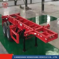 China Grade Medium Duty Skeleton Container Chassis Semi Trailer with Multi-link Suspension for sale