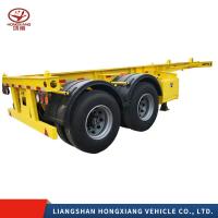China Container Self Loading Trailer Truck for 5.5 Tons Capacity Skeleton Container Side Lift for sale
