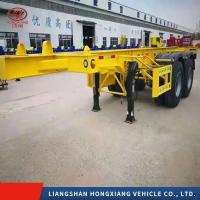China Container Self Loading Trailer Truck for 5.5 Tons Capacity Skeleton Container Side Lift for sale