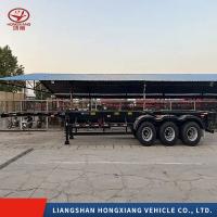 China Grade Medium Duty 40FT Skeleton Container Chassis Trailer with Dual Line Braking System for sale