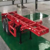 China Self-dumping Skeleton Trailer Car Tow Dolly Trike Trailer Flat Semi Trailer for Market for sale