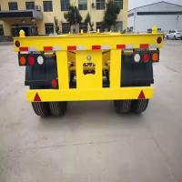 China 3 Axle Drawbar Towing Dolly Skeleton Full Truck Trailer with Dual Line Braking System for sale
