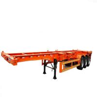 China Multi-link Type Container Chassis Skeleton Semi Trailer for Safe and Smooth Transport for sale
