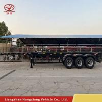 China Saleshipping Container Skeleton Trailer Skeletal Chassis Truck Truck for Tread 1820mm for sale