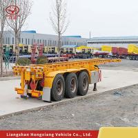 China Saleshipping Container Skeleton Trailer Skeletal Chassis Truck Truck for Tread 1820mm for sale