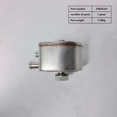 China 2486A241 Oil Cooler Perkins High Performance ISO9001 With Iron Material for sale