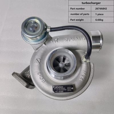 China Perkins 1104D-44TA Engine Turbocharger 2674A842 for sale