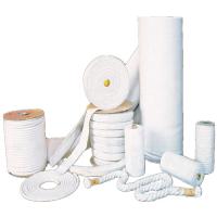 China Factory High Temperature Refractory Ceramic Fiber Textile 1260 C Fabric Rope Tape Cloth For Insulation Material for sale