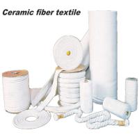 China High Temperature Refractory Ceramic Fiber Textile Fabric Rope Tape Cloth Insulation for sale