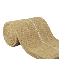 China Wire Mesh Reinforced Rock Wool Blanket for High-Temperature Equipment with Customizable Size for sale