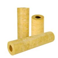 China Rock Wool Pipe Insulation for HVAC Pipes and Ducts Thermal and Acoustic Protection for sale