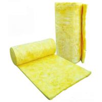 China Low Thermal Conductivity Fiberglass Glass Wool Blanket Heat Insulation Roll For HVAC System for sale