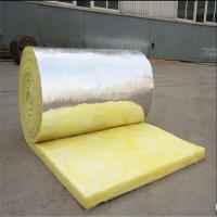 China Low Thermal Conductivity Fiberglass Glass Wool Blanket Heat Insulation Roll For HVAC System for sale
