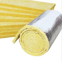 China Low Thermal Conductivity Fiberglass Glass Wool Blanket Heat Insulation Roll For HVAC System for sale