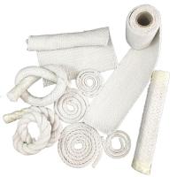 China High Temp Ceramic Fiber Products / Ceramic Fiber Rope Textile Cloth Tape For Furnace for sale