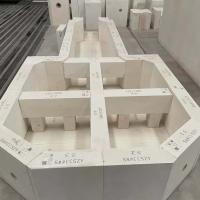 China Anti Corrosion AZS Refractory Brick Zirconia Corundum Brick For Glass Melting Furnace for sale