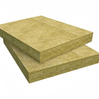 China 40 - 200kg/m3 Rockwool Board High Fire Resistance Thermal Rock Wool Acoustic Insulation for sale