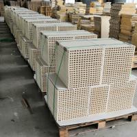 China High Temperature Resistance 1350C Cordierite Mullite Ceramic Plate with Thermal Shock Stability for Lightweight and Energy-saving Kiln Furniture for sale