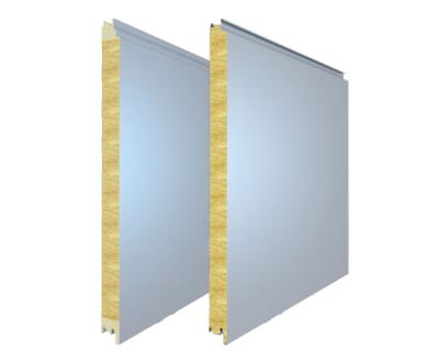 China Fireproof Rock Wool Sandwich Panel - Galvanized Steel Insulated Board for Roof, Wall & Partition for sale