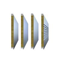 China Fireproof Rock Wool Sandwich Panel - Galvanized Steel Insulated Board for Roof, Wall & Partition for sale