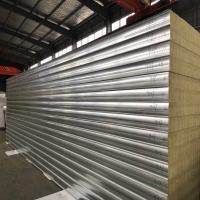 China Fireproof Rock Wool Sandwich Panel - Galvanized Steel Insulated Board for Roof, Wall & Partition for sale
