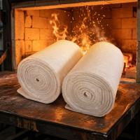 China Custom 1260C Ceramic Fiber Blanket for High Temp Thermal Insulation in Industrial Furnace and Kiln Lining for sale