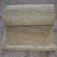 China Soundproofing Heat Insulation Wire Mesh Rock Wool Blanket for Building Construction Rockwool Blanket for sale