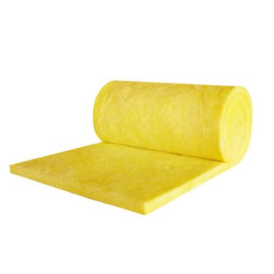 China Fireproof Insulation Blanket Fiber Glass Glasswool Water-Repellent Sound-Proof Heat-Insulating With Aluminum Foil for sale
