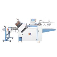 China 480mm Width Pharmaceutical Leaflet Folding Machine 16 Buckle Plate Belt Driving Type for sale