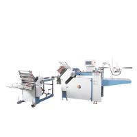 China 16 Buckle Plate Cross Fold Paper Folding Machine Belt Driving Type for sale