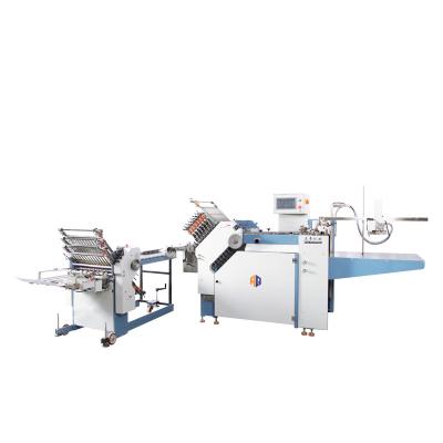 China 16 Buckle Plate Cross Fold Paper Folding Machine Belt Driving Type for sale