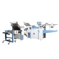 China 380V Large Format Paper Folding Machine With Combination Buckle Plates for sale