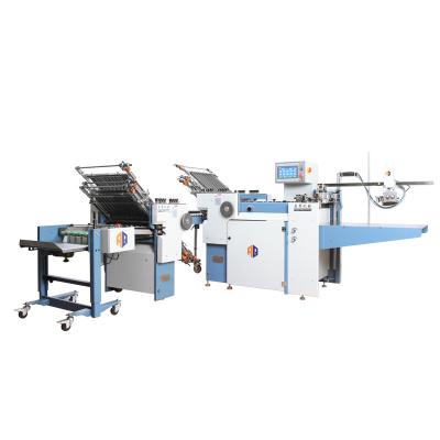China 380V Large Format Paper Folding Machine With Combination Buckle Plates for sale