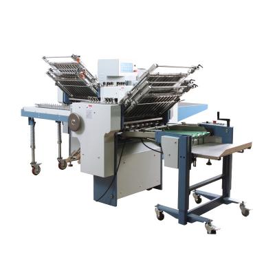 China Large Format Booklet Folding Machines With 530mm Width Belt Driving Pile Feeder for sale