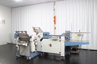 China Commercial Leaflet Paper Folding Machine With Touch Screen Control Interface for sale
